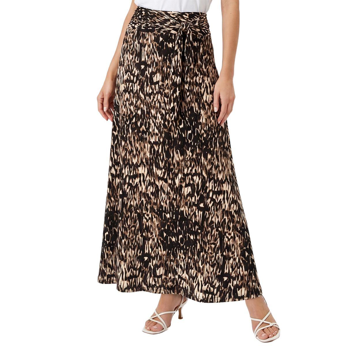 Click here for Womens NY Collection Tie Waist Brown Pelage Maxi S... prices