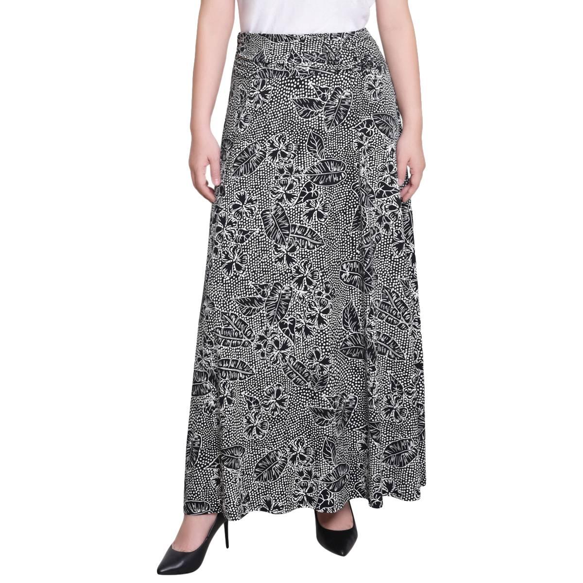 Click here for Womens NY Collection Pull-On Floral Dot O-Ring Ski... prices