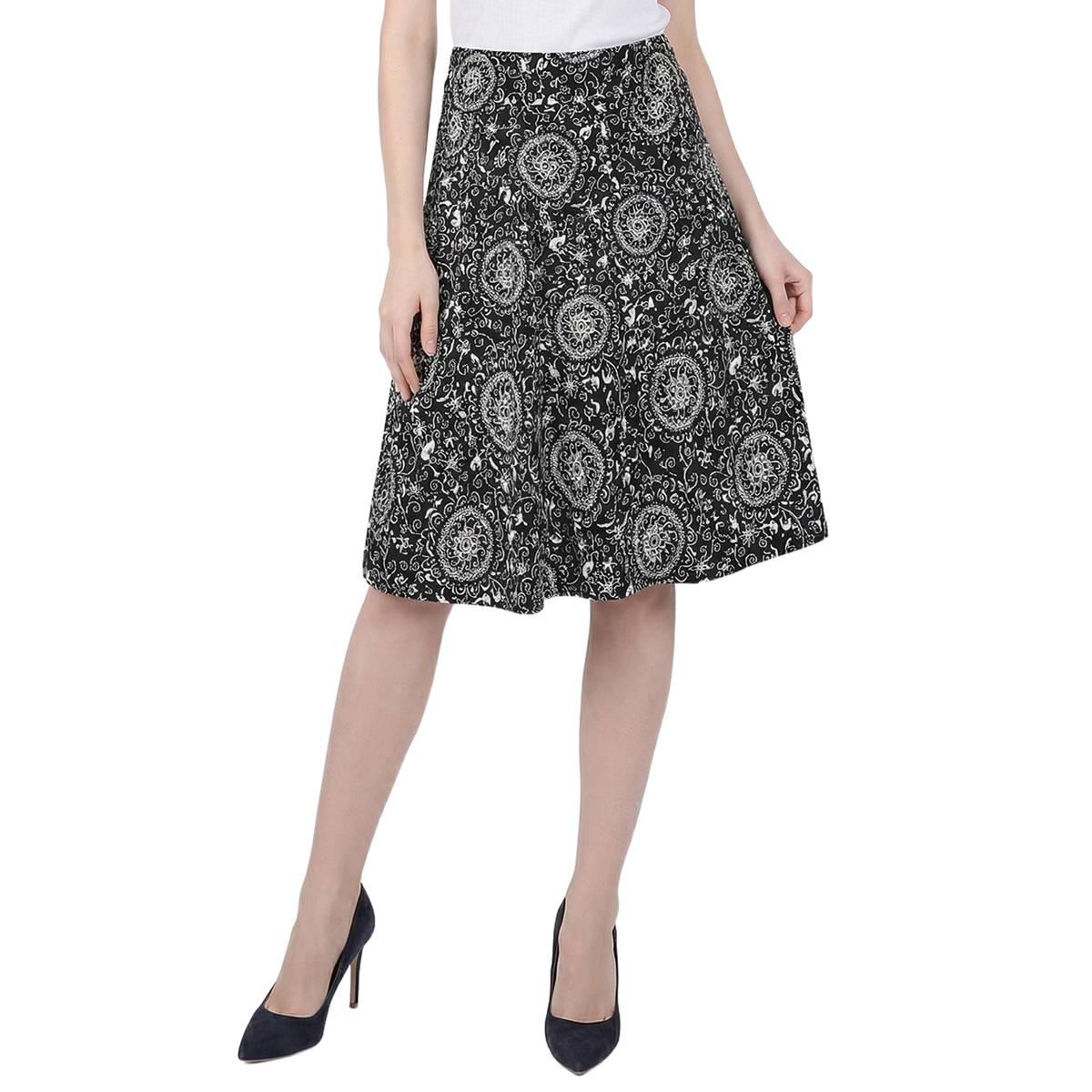 Click here for Womens NY Collection Medallion Pull On Skirt prices