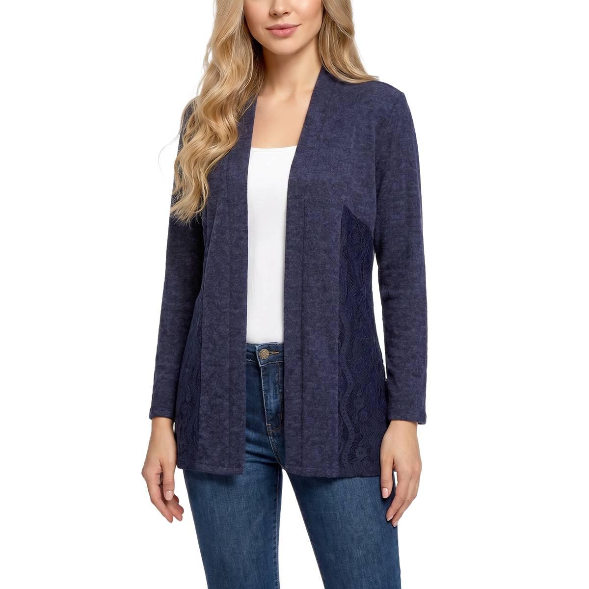 Click here for Petite NY Collection Long Sleeve Solid Open Front... prices