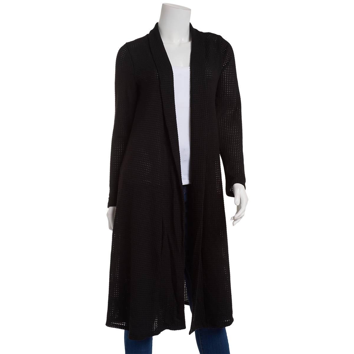 Click here for Petite NY Collection Long Sleeve Thermal Duster Ca... prices