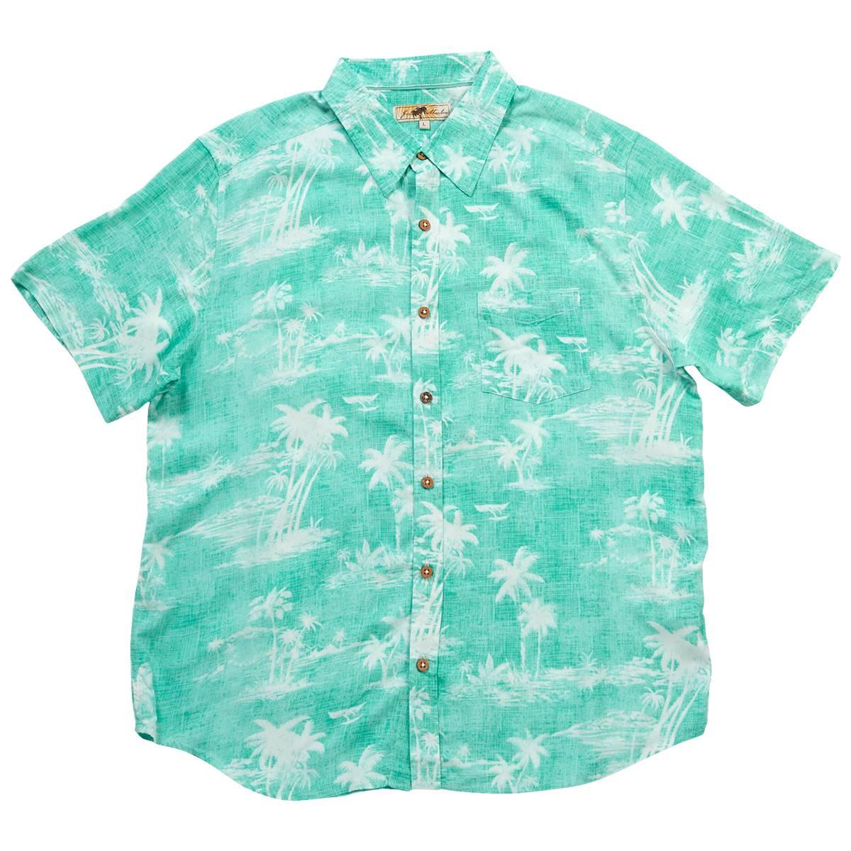 Click here for Mens Joe Marlin Palm Trees Button Down Shirt prices