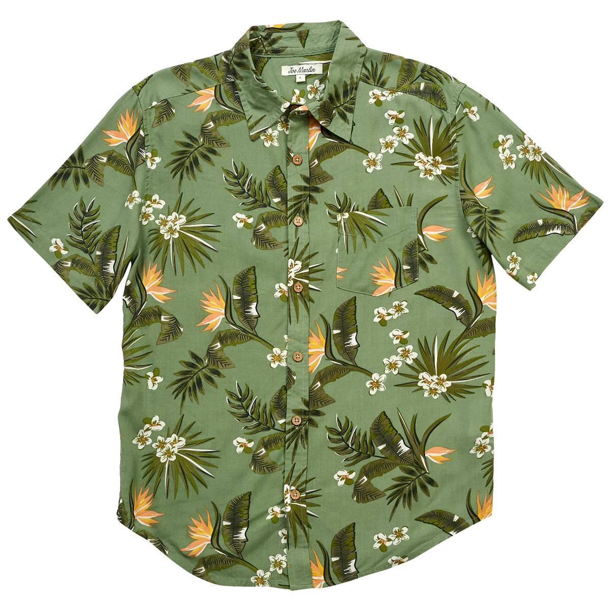Click here for Mens Joe Marlin Floral Button Down Shirt - Garden... prices