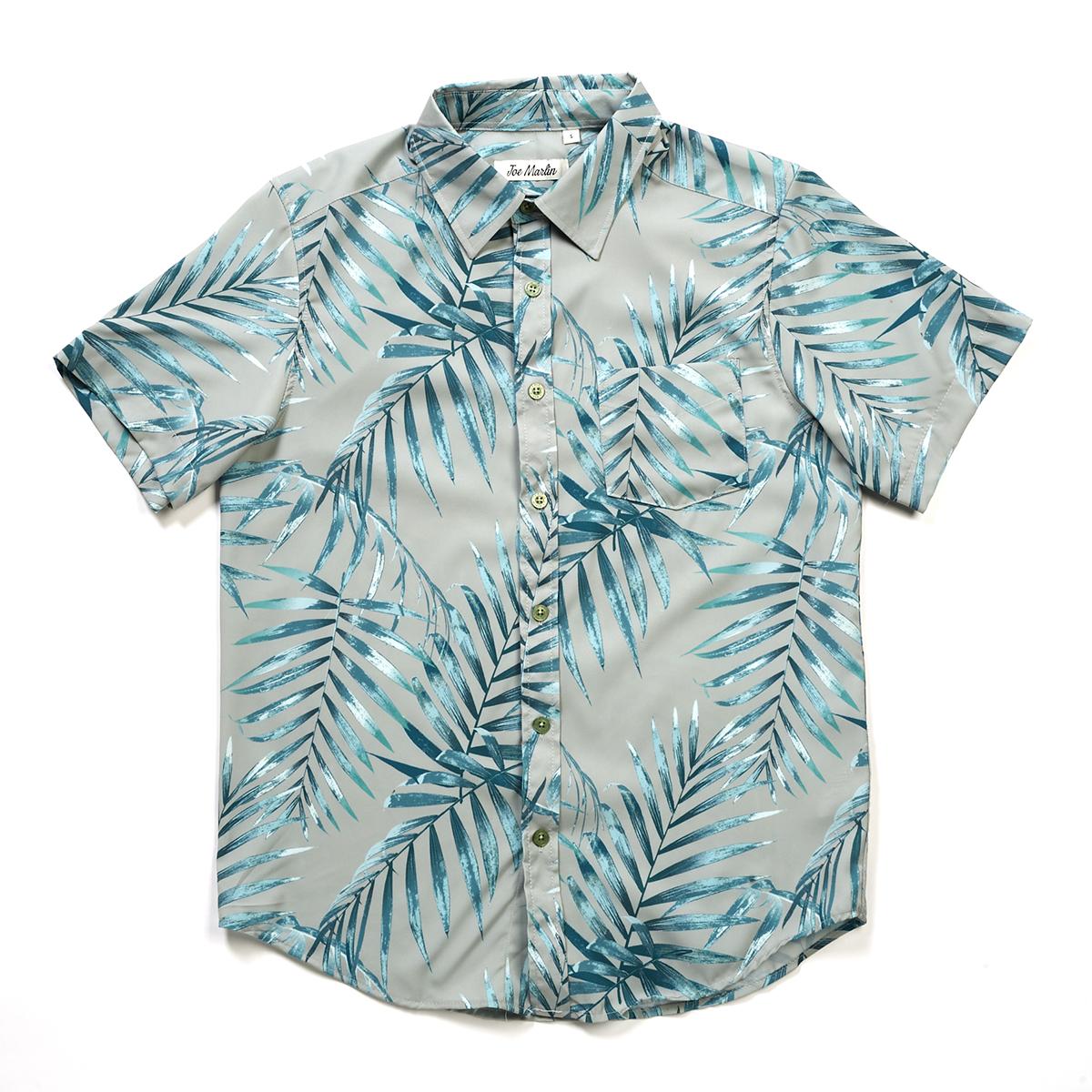 Click here for Mens Joe Marlin Fern Polyester Button Down Shirt prices