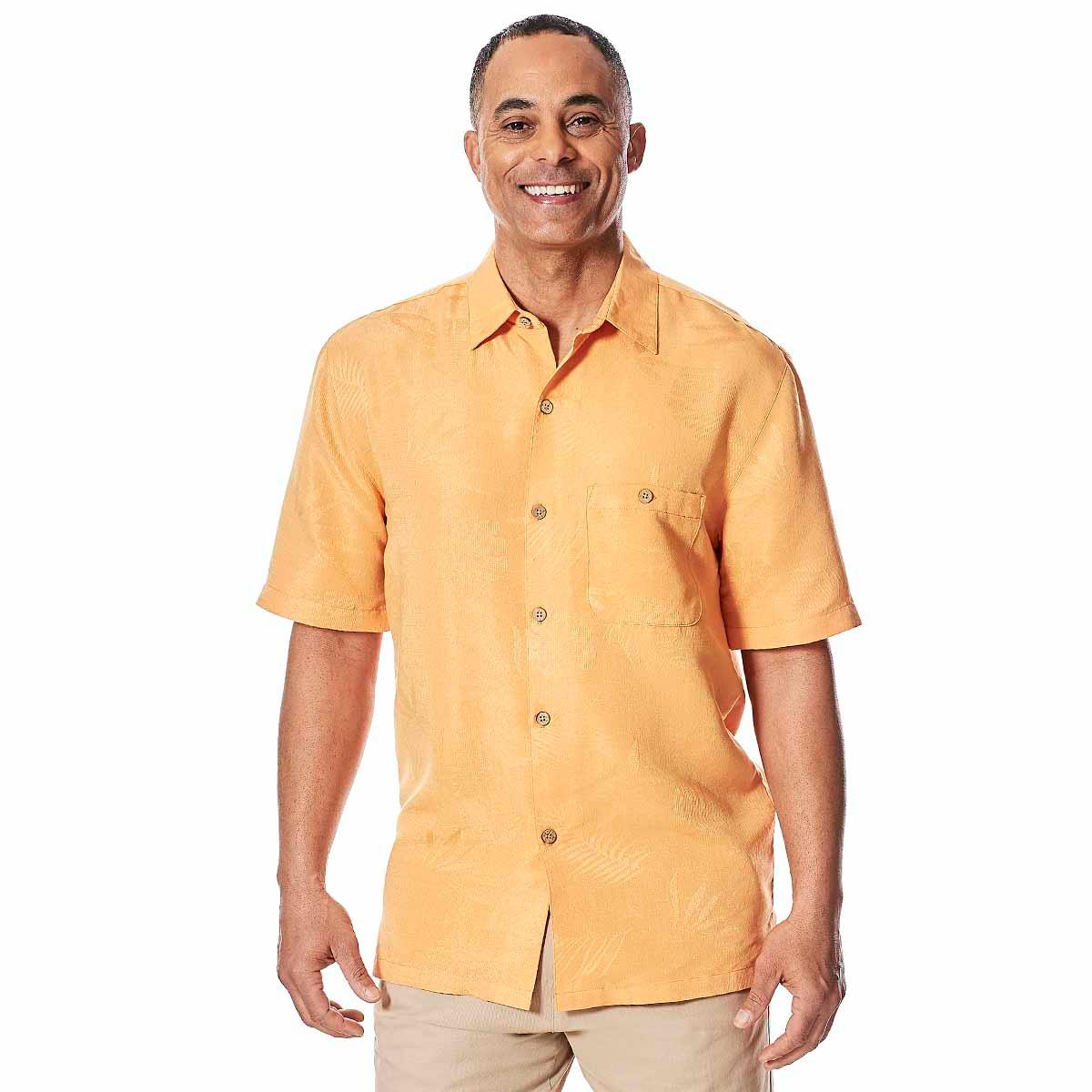 Click here for Mens Joe Marlin Solid Patio King Button Down Shirt prices