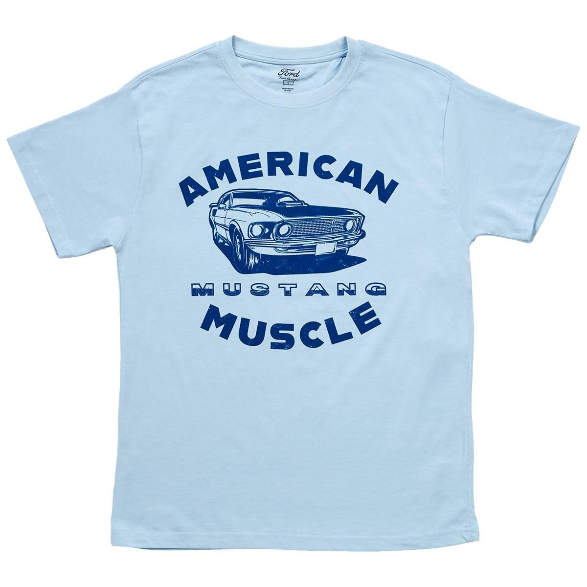 Click here for Young Mens Ford Mustang American Muscle Graphic Sh... prices