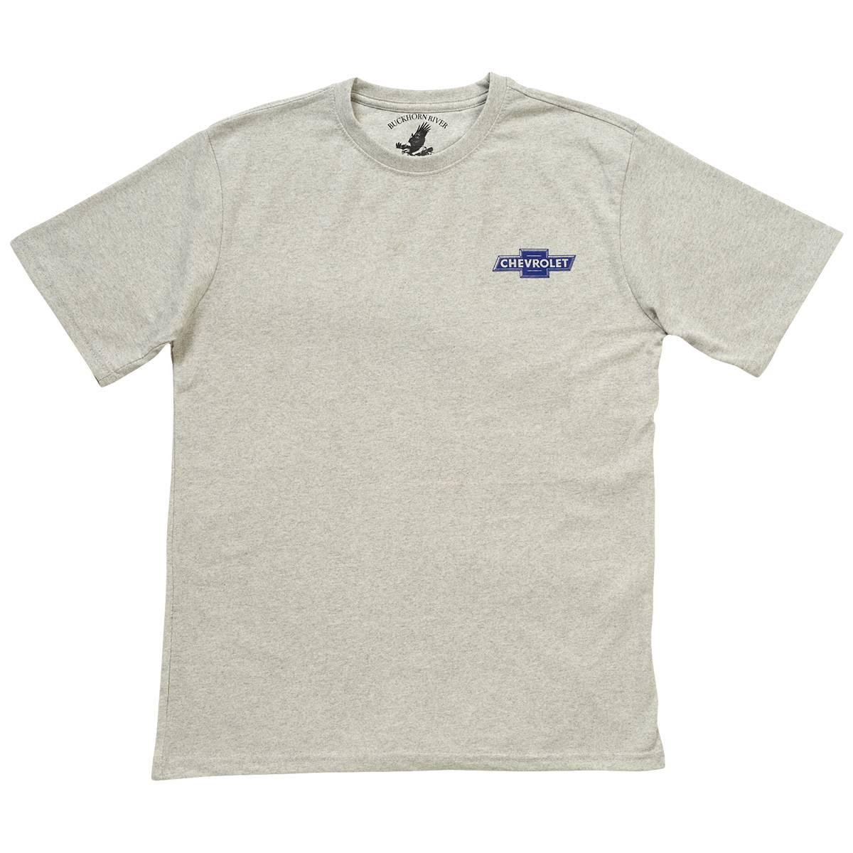 Click here for Mens Buckhorn River Chevy Short Sleeve Tee - Light... prices