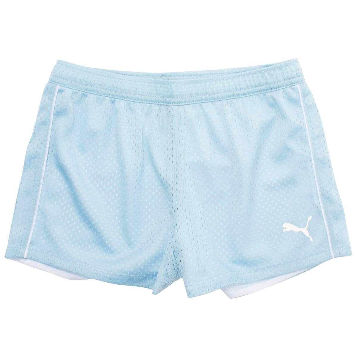 Click here for Girls (7-16) Puma(R) Solid Double Mesh Shorts prices