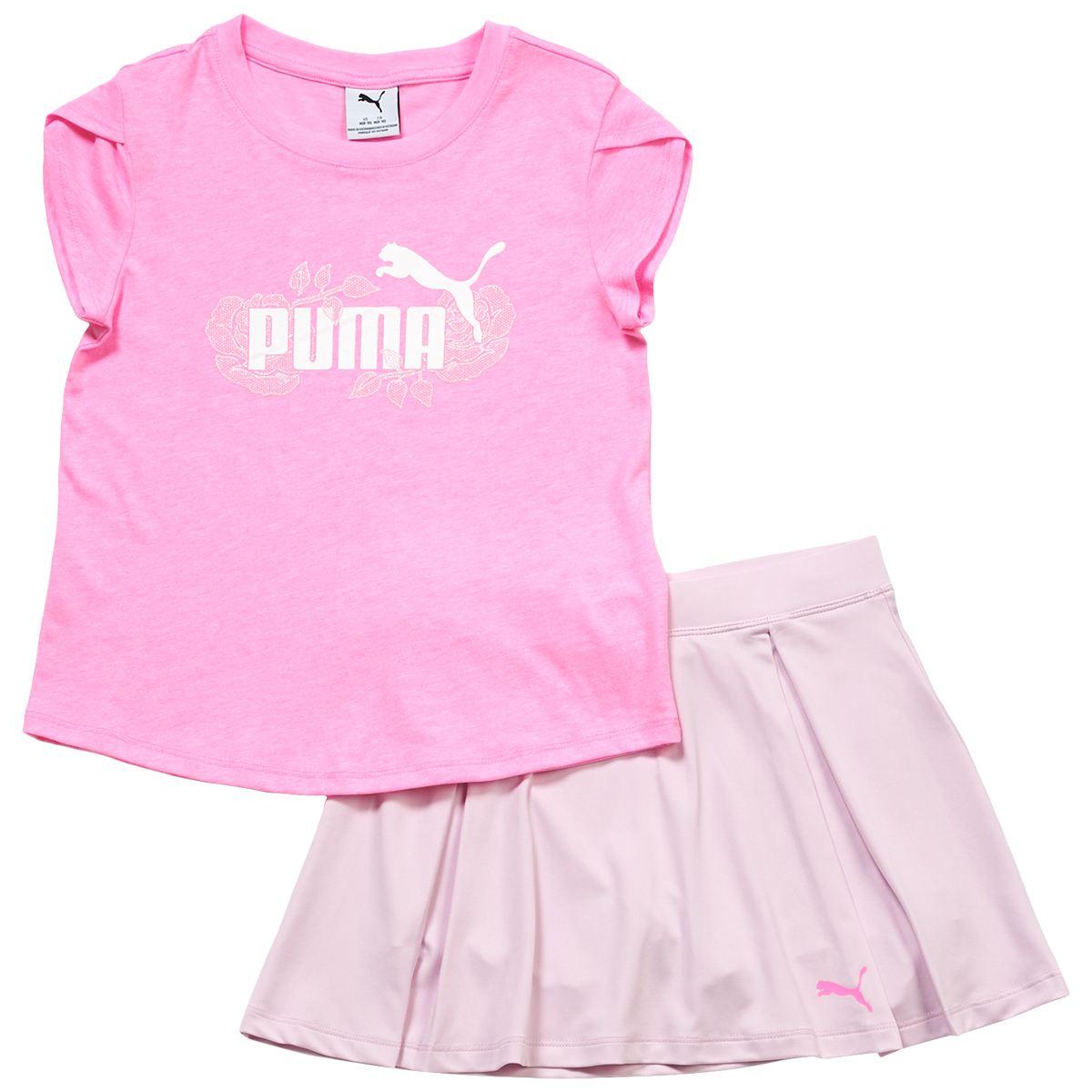 Click here for Girls (7-16) Puma(R) Short Sleeve Floral Tee & Sko... prices