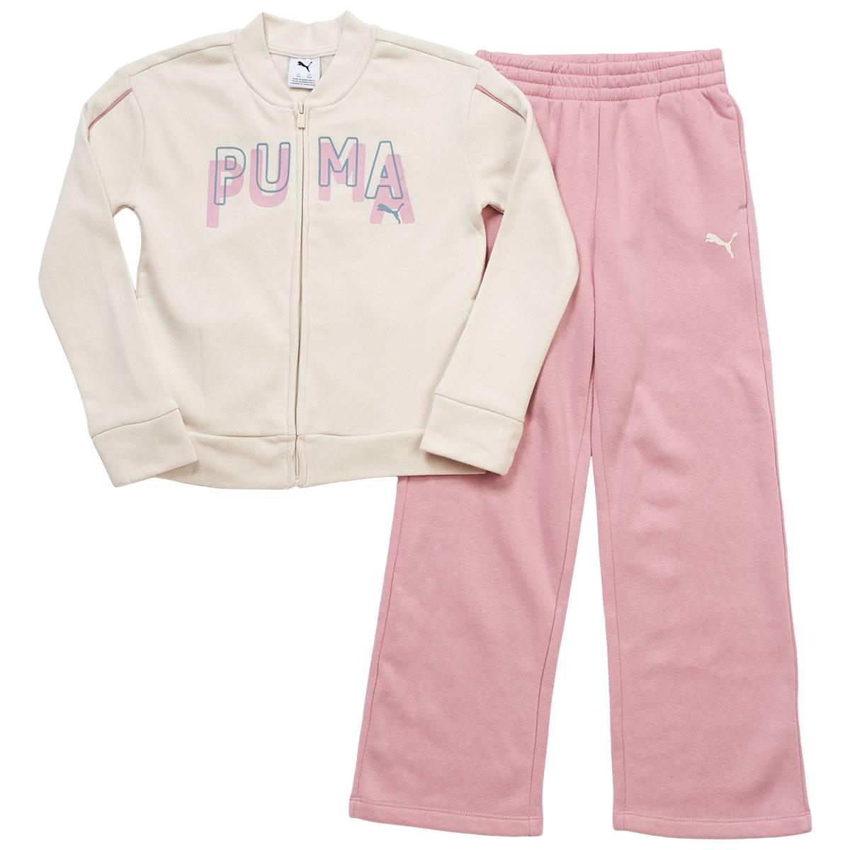 Click here for Girls (7-16) Puma(R) 2pc. Collared Logo Jacket & W... prices