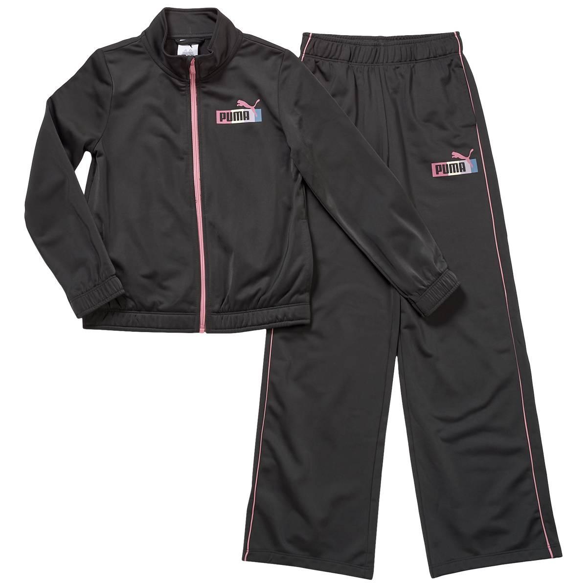 Click here for Girls (7-16) Puma(R)  Logo Track Jacket w/ Wide Le... prices