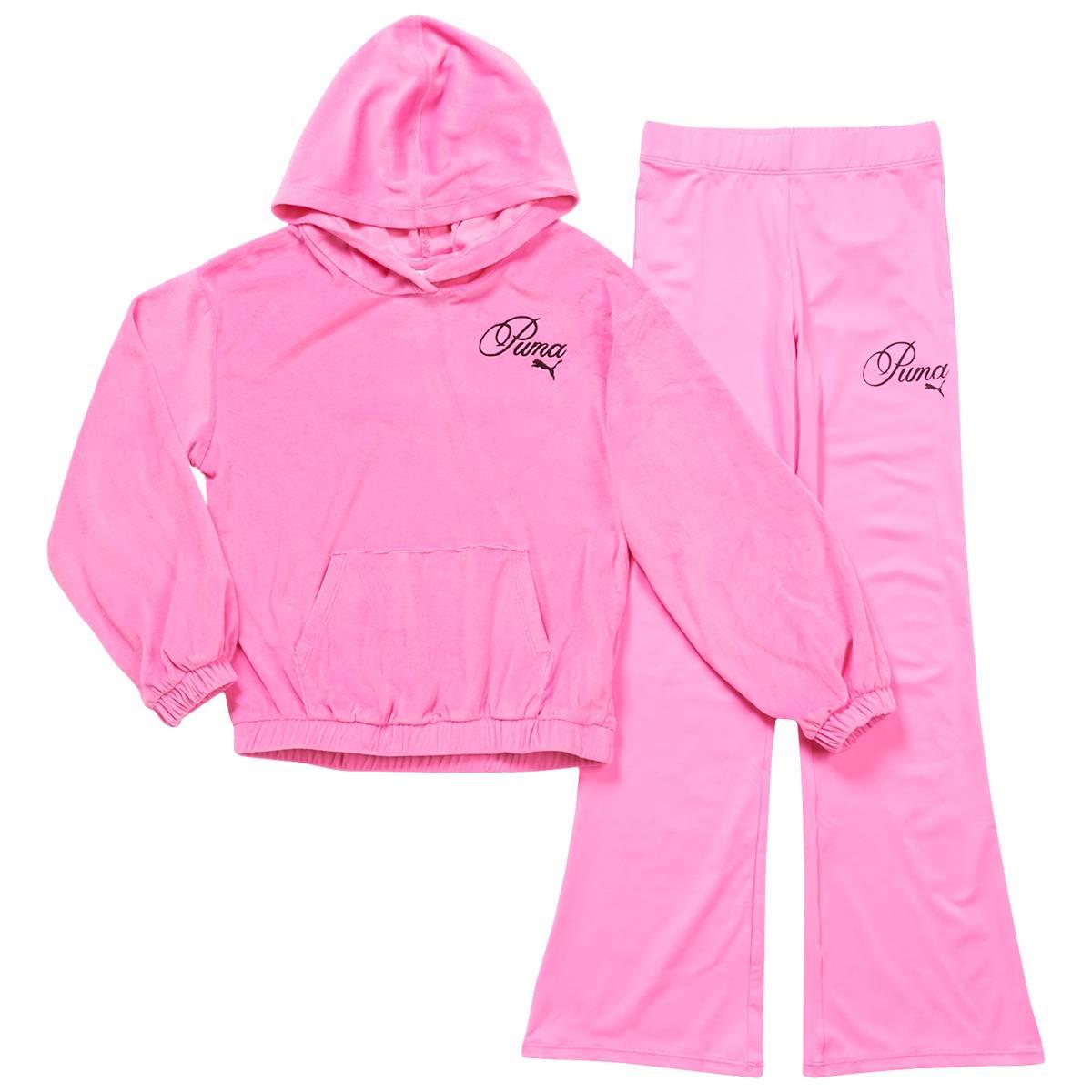 Click here for Girls (7-16) Puma(R) Velour Hooded Top with Flare... prices