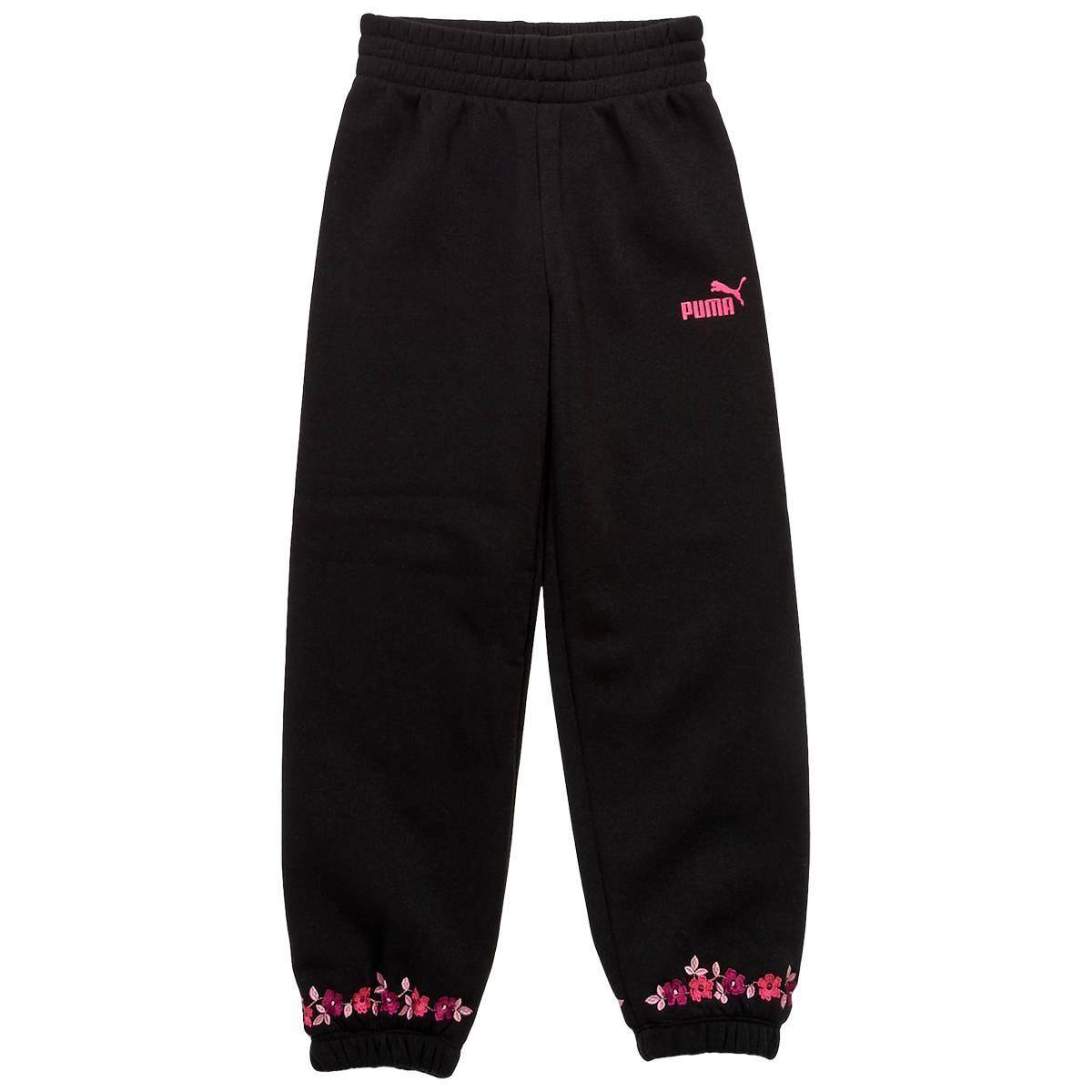 Click here for Girls (7-16) Puma(R) Embroidered Floral Fleece Lin... prices