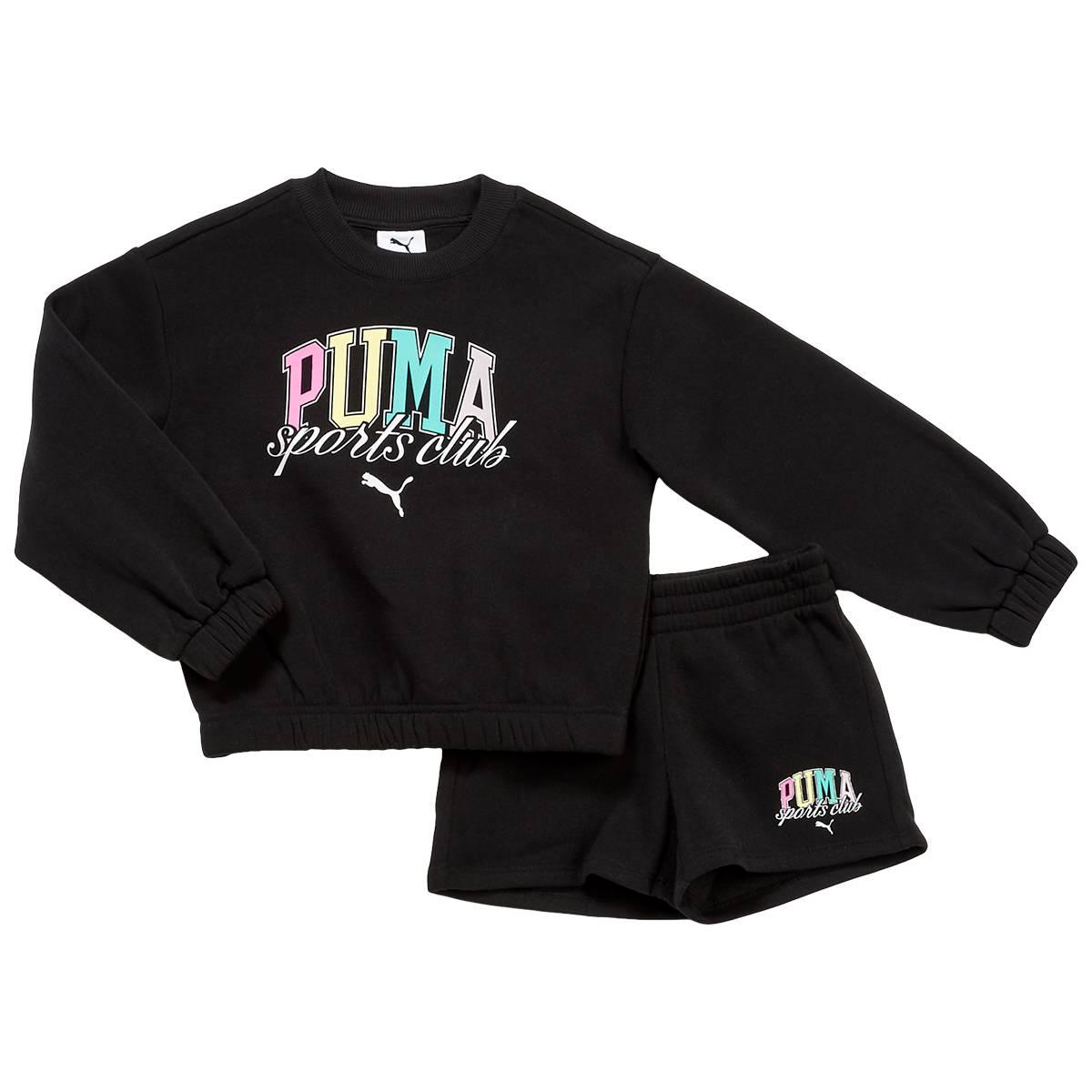 Click here for Girls (4-6x) Puma(R) 2pc. Sports Club Sweatshirt &... prices