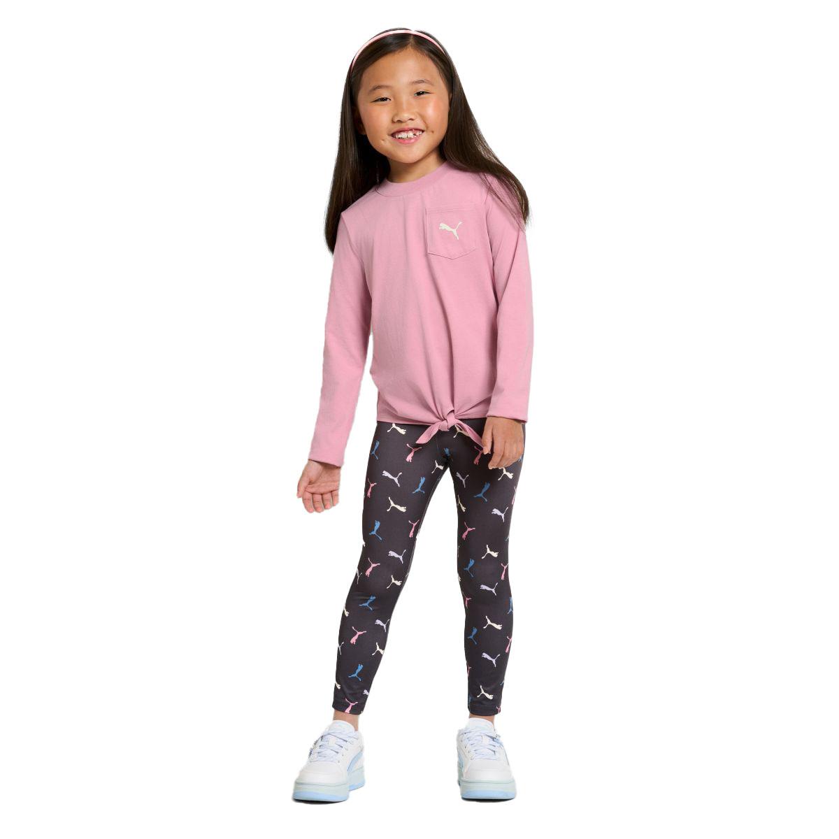 Click here for Girls (4-6x) Puma(R) Long Sleeve Tie Front Pocket... prices