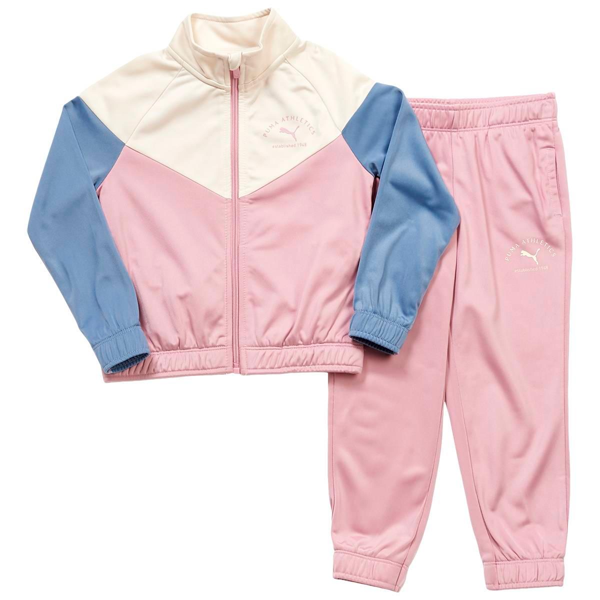 Click here for Girls (4-6x) Puma(R) Color Block Jacket & Joggers... prices