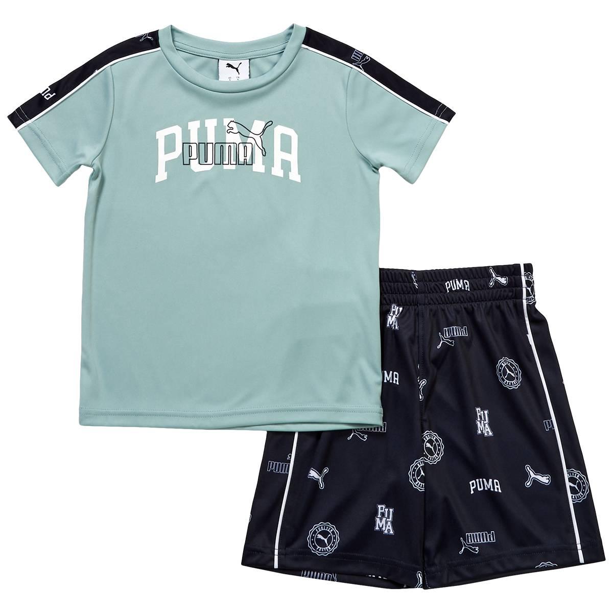 Click here for Boys (4-7) Puma(R) 2Pc Interlock Short Sleeve Tee... prices