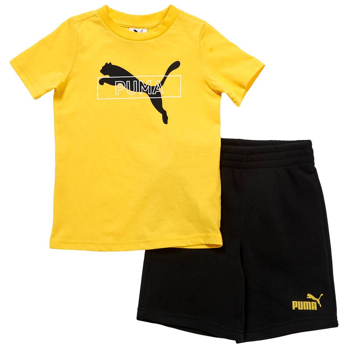 Click here for Boys (4-7) Puma 2Pc Jersey Tee & Knit Shorts Set -... prices