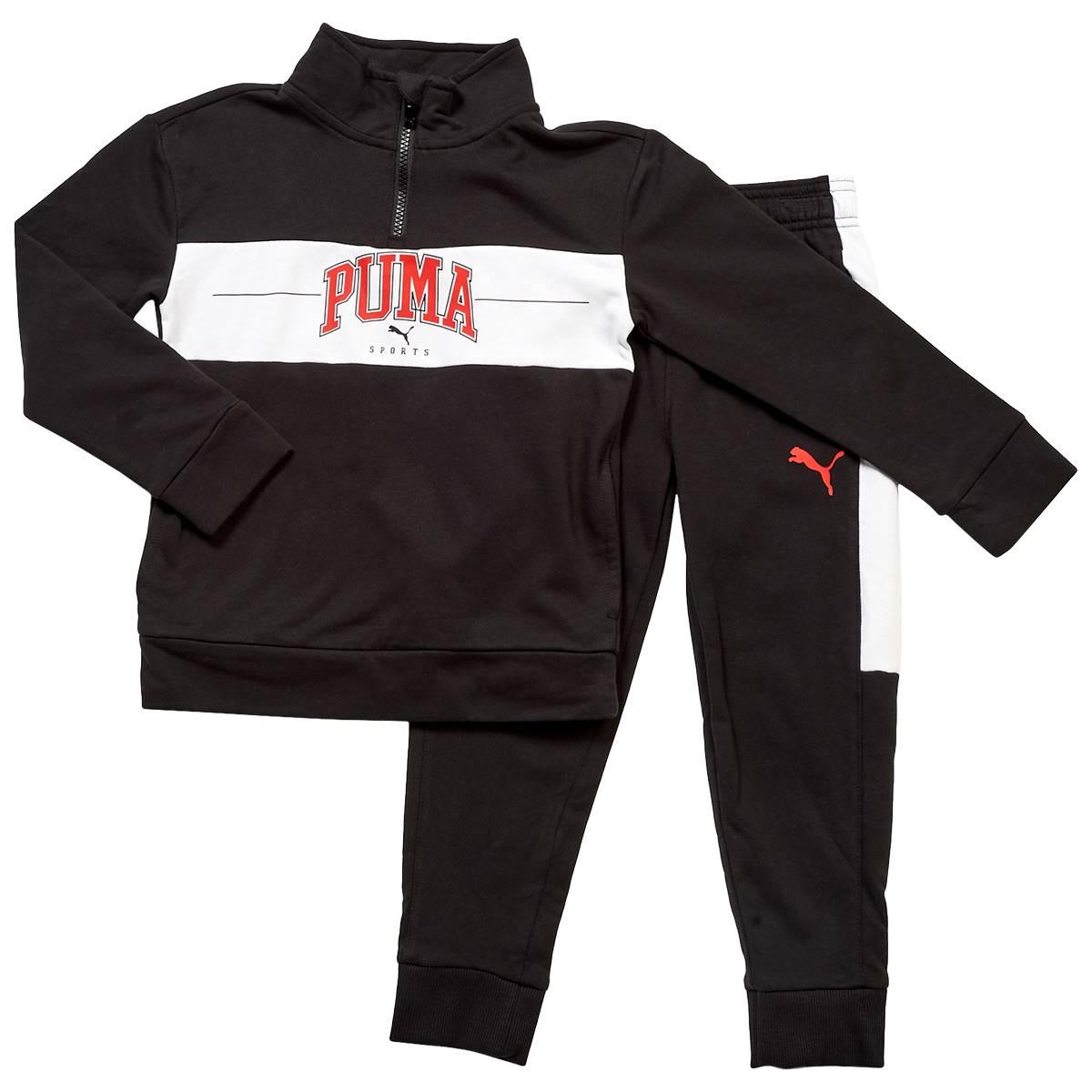 Click here for Boys (4-7) Puma(R) 2pc. Set w/ 1/4 Zip Pullover &... prices