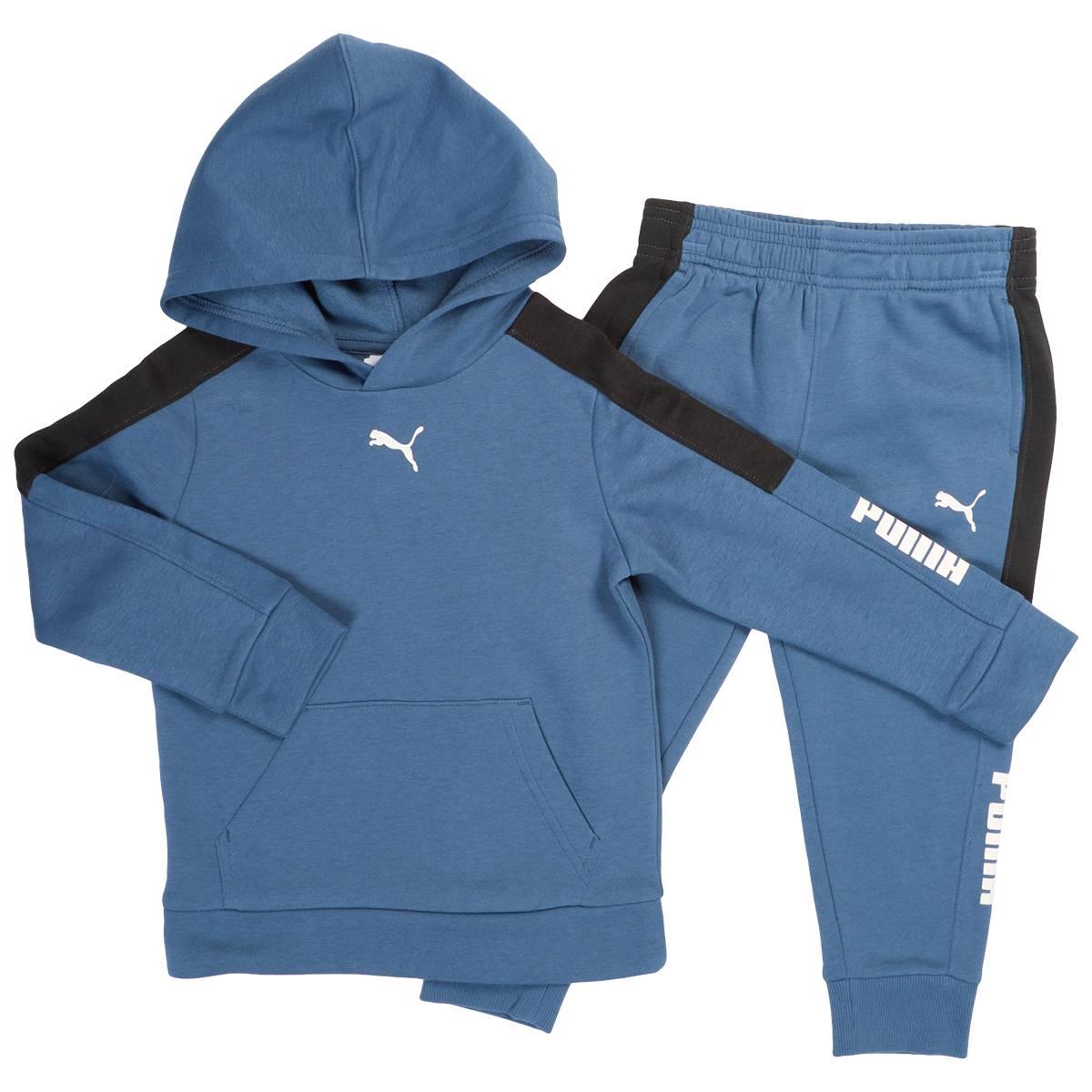 Boys (4-7) Puma 2Pc. Hoodie & Joggers Set - Dark Indigo