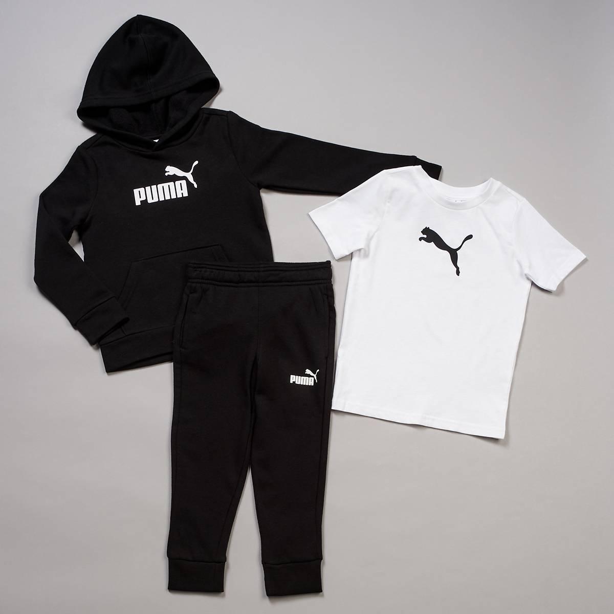 Click here for Boys (4-7) Puma(R) 3pc. Cotton Hoodie  Tee  & Jogg... prices