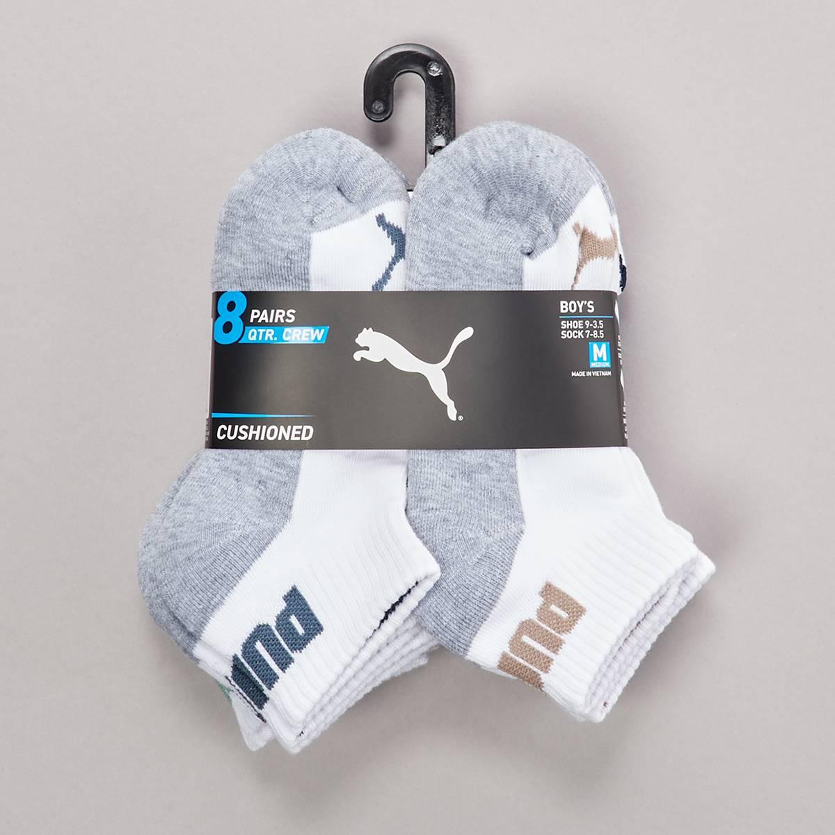 Click here for Boys (4-7) Puma(R) 8pk. 1/2 Terry Quarter Crew Soc... prices