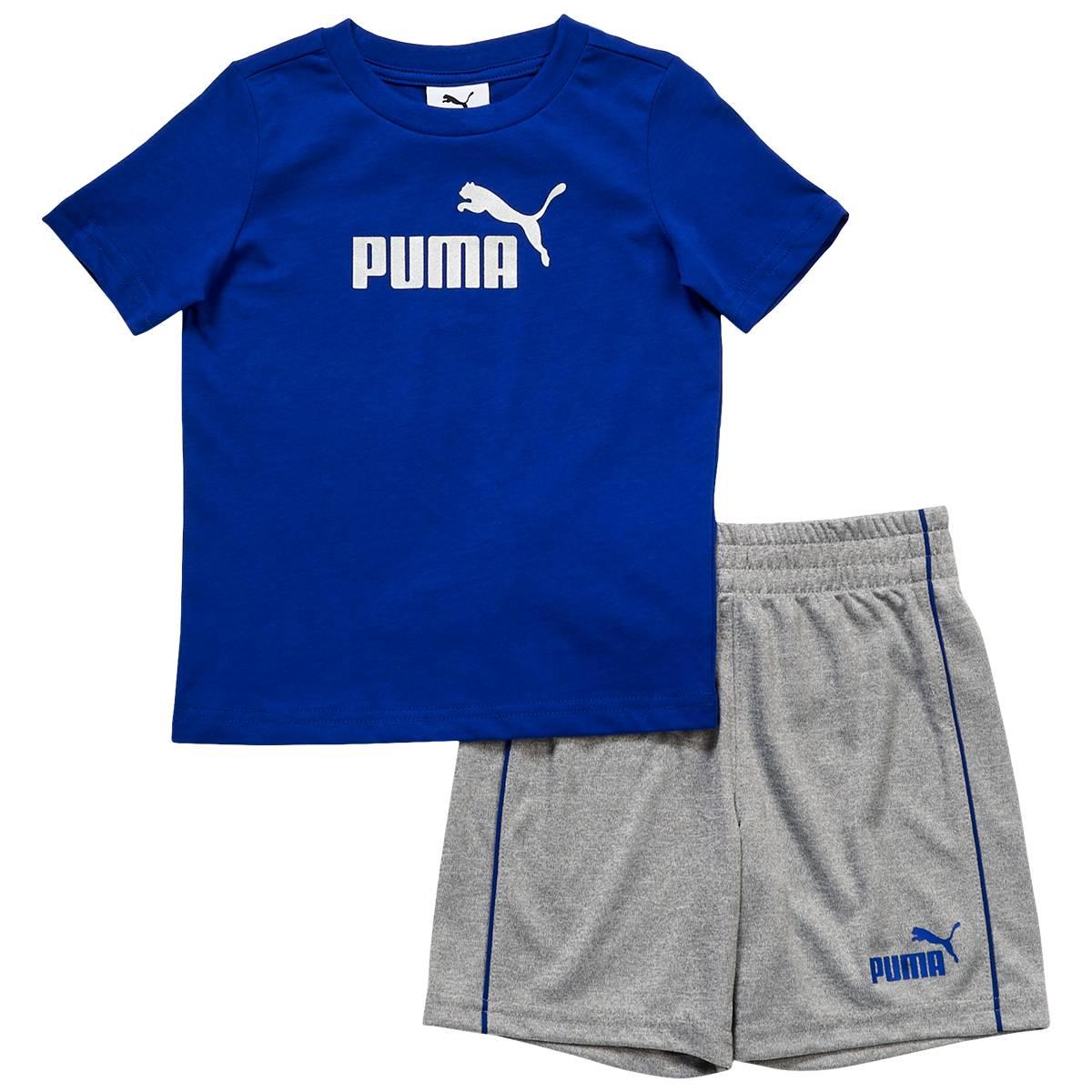 Click here for Toddler Boy Puma(R) 2pc. Logo Jersey Tee & Marled... prices
