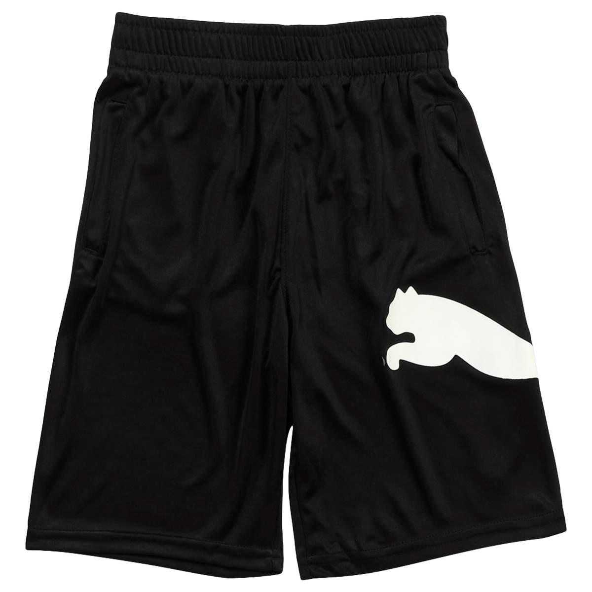 Puma Big Boys Essential Speed Pack Pull-On Performance Shorts - Puma Black
