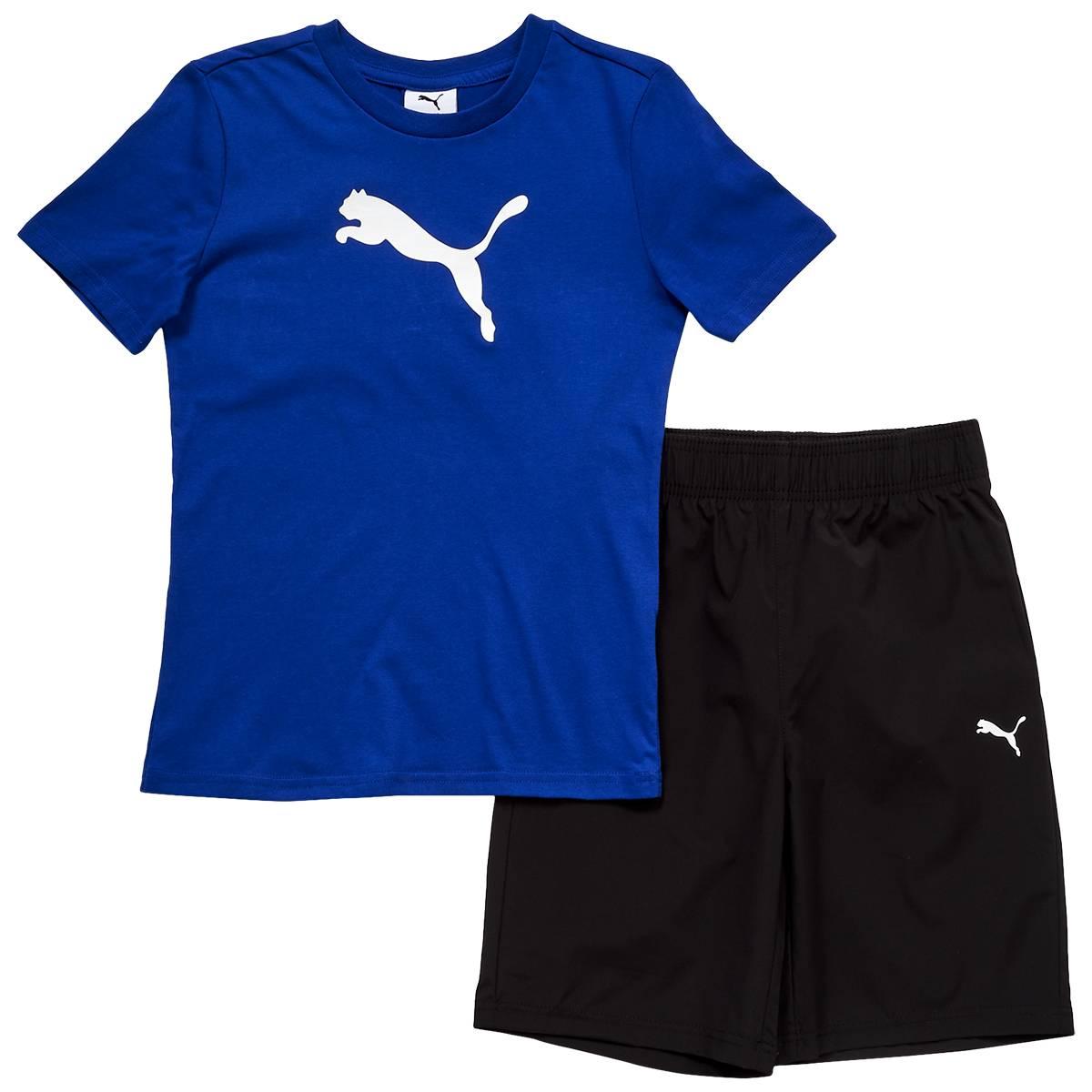 Click here for Boys (8-20) Puma(R) 2pc. Solid Tee & Woven Shorts... prices