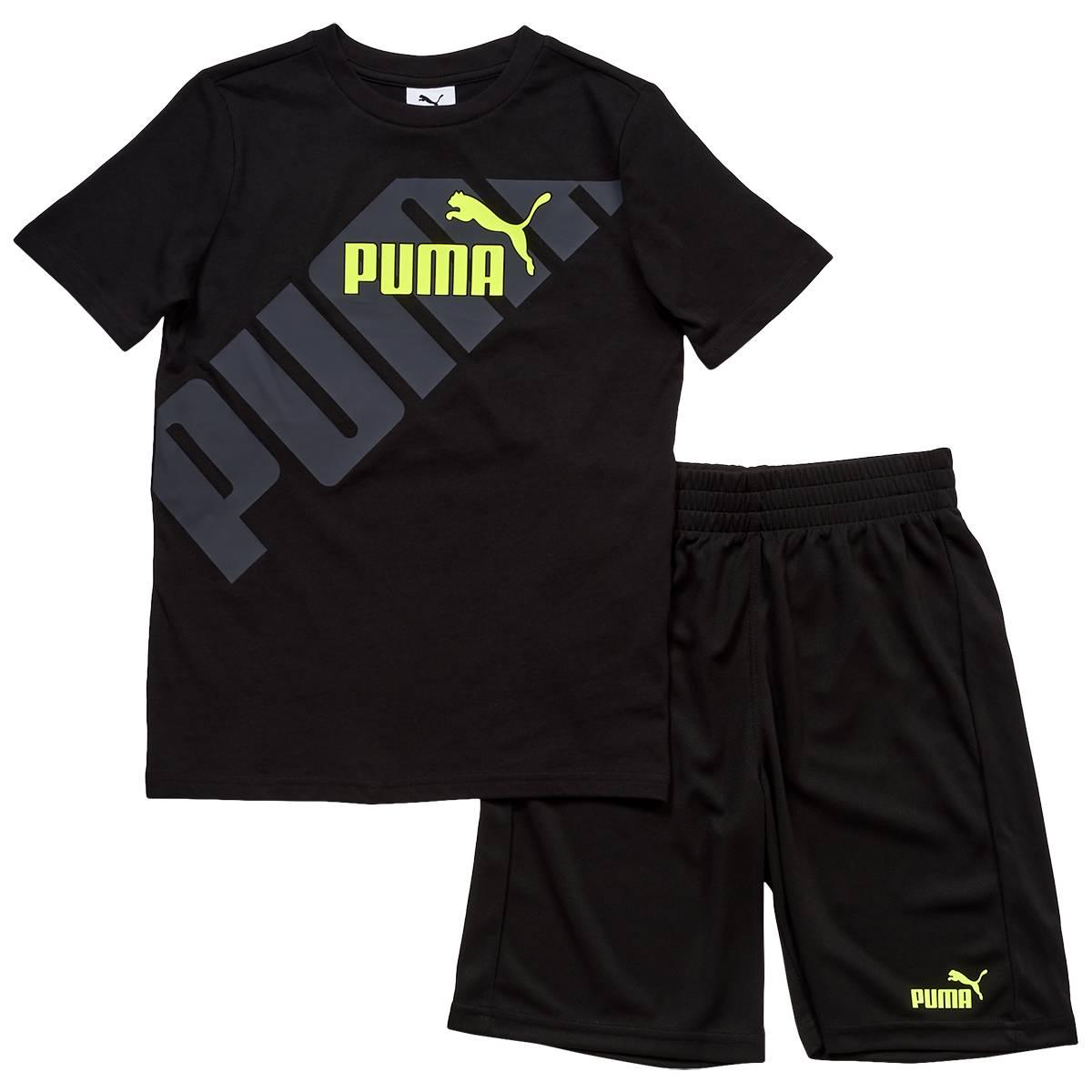 Click here for Boys (8-20) Puma(R) 2pc. Jersey Tee & Shorts Set -... prices