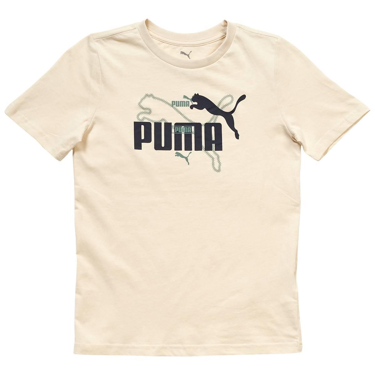 Click here for Boys (8-20) Puma(R) Logo Lab Cotton Short Sleeve T... prices