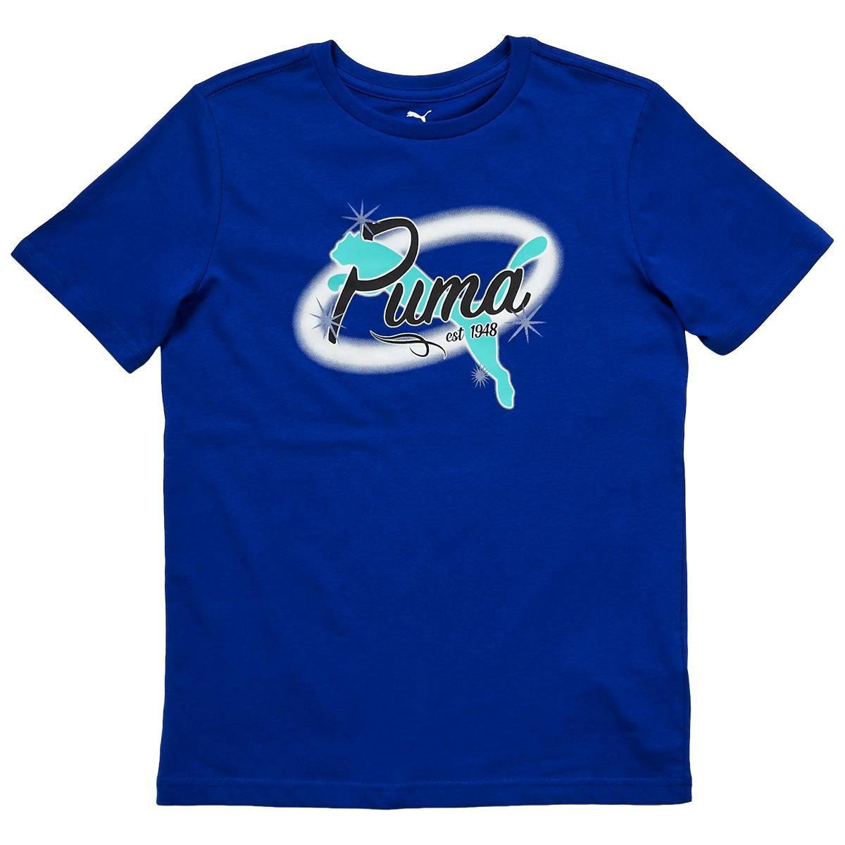 Click here for Boys (8-20) Puma(R) Airbrush Short Sleeve Tee - Vi... prices