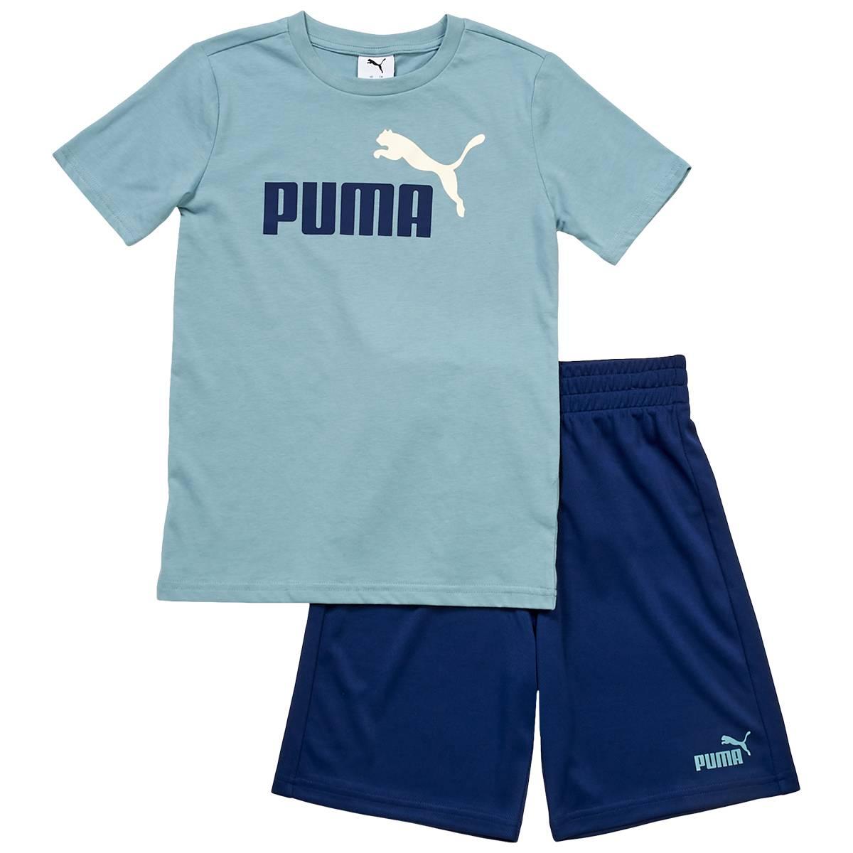 Click here for Boys (8-20) Puma(R) Small Logo Tee & Short Set - S... prices