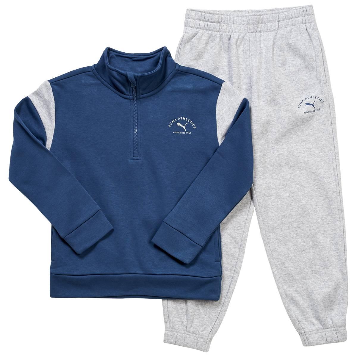 Click here for Boys (8-20) Puma(R) 2pc. Cotton 1/4 Zip & Joggers... prices