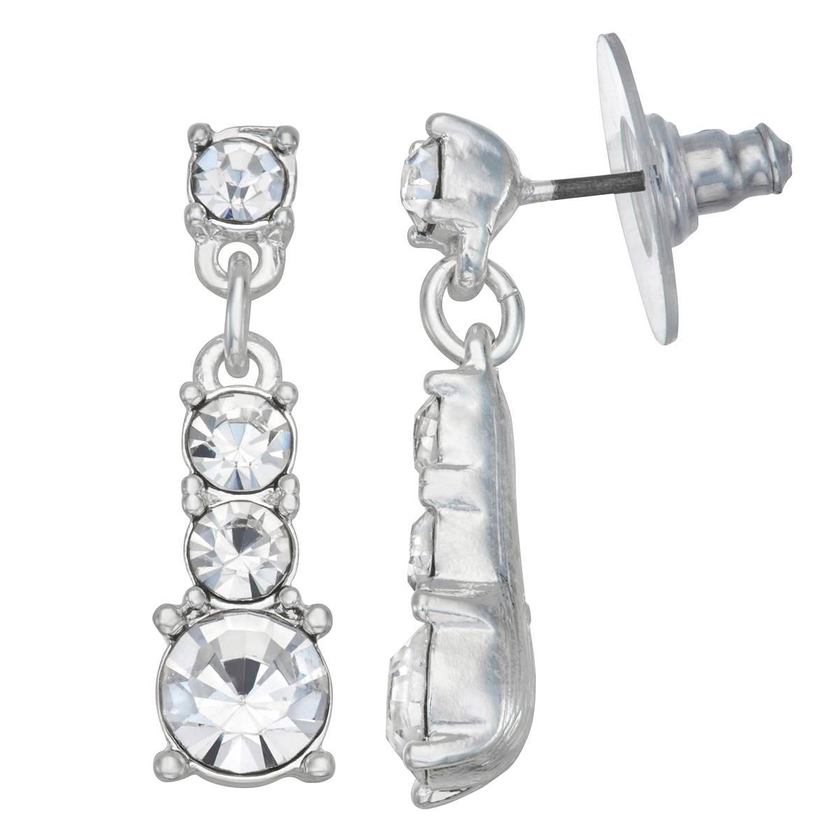 Click here for Youre Invited Crystal Small Stone Drop Earrings prices