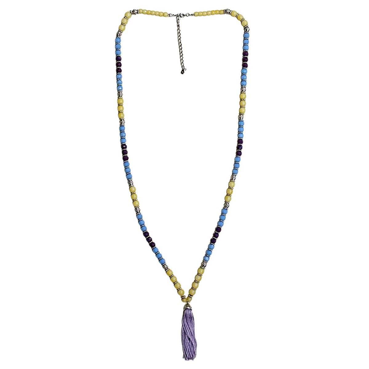 Click here for Ashley Cooper(tm) Tonal Beaded Necklace with Purpl... prices