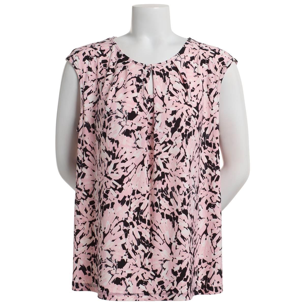 Click here for Petite Kasper Sleeveless Floral Cowl Neck Top prices