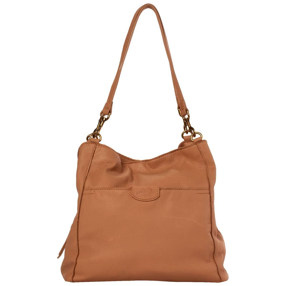 American Leather Co. Austin Triple Entry Bucket - Brandy smooth