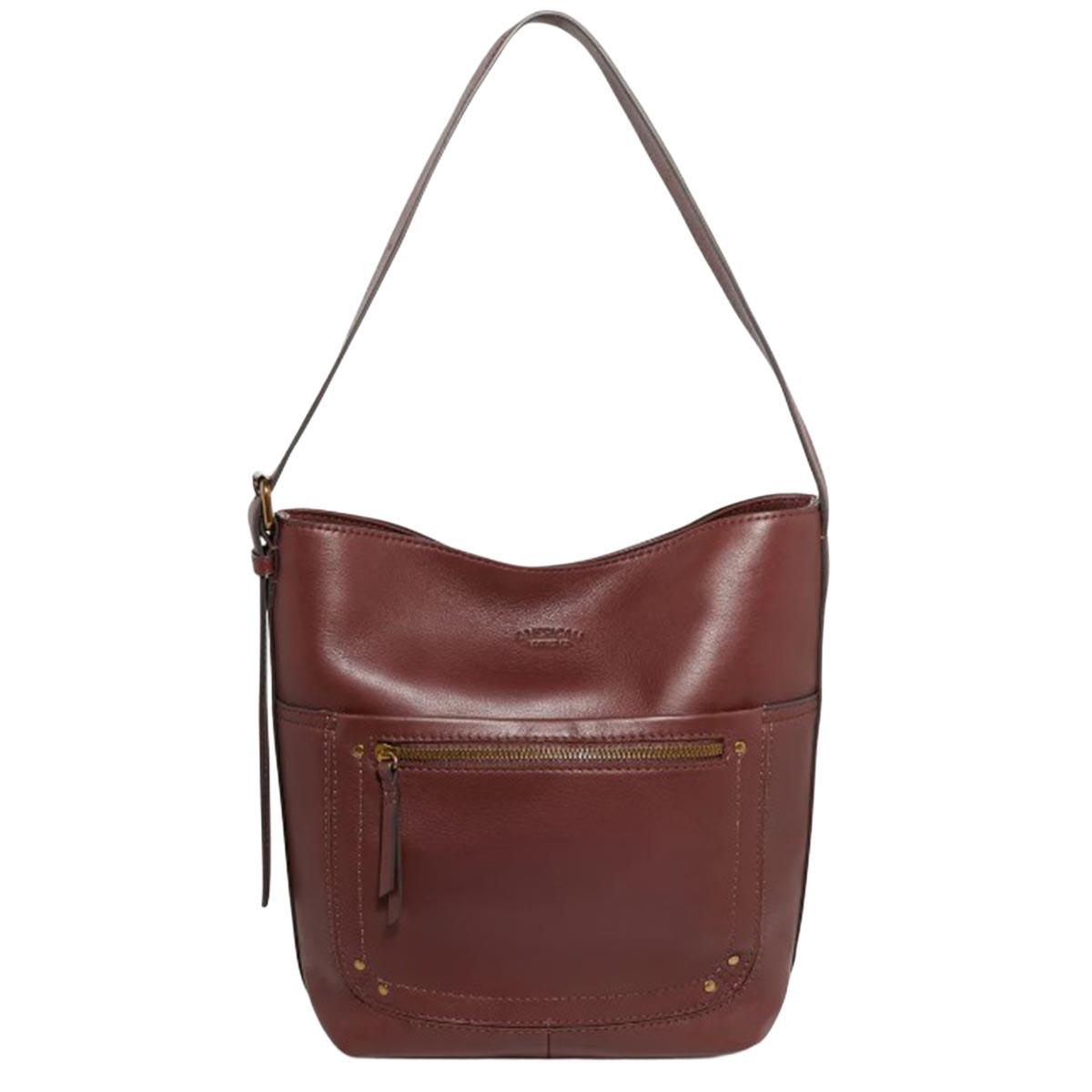 Click here for American Leather Co. Jamestown Bucket Hobo prices