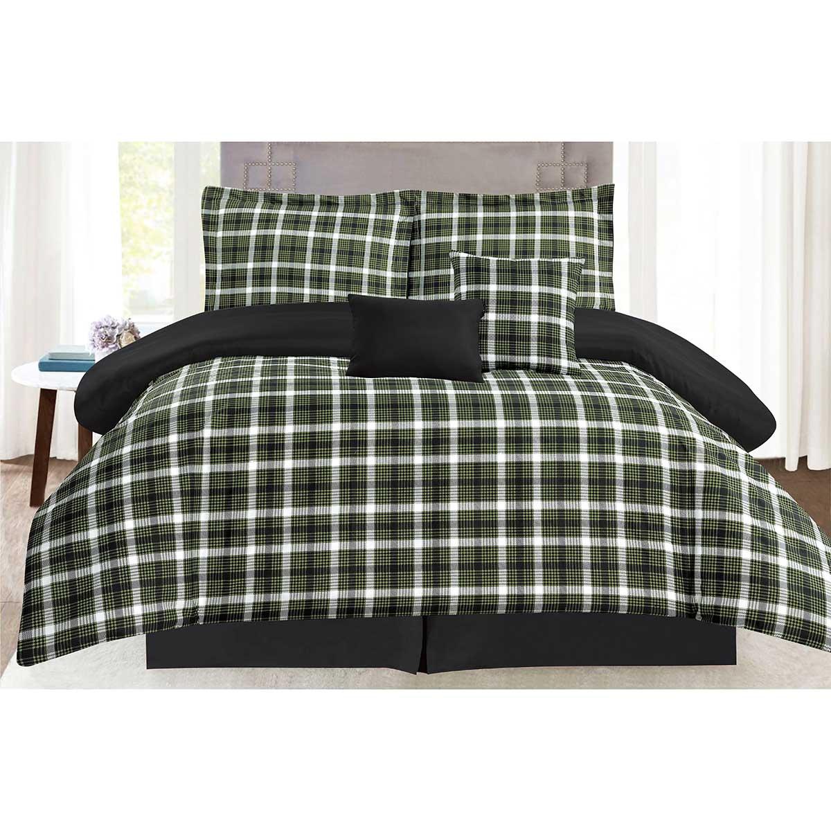 Click here for Ashley Cooper(tm) Cooper Plaid 5pc. Reversible Com... prices