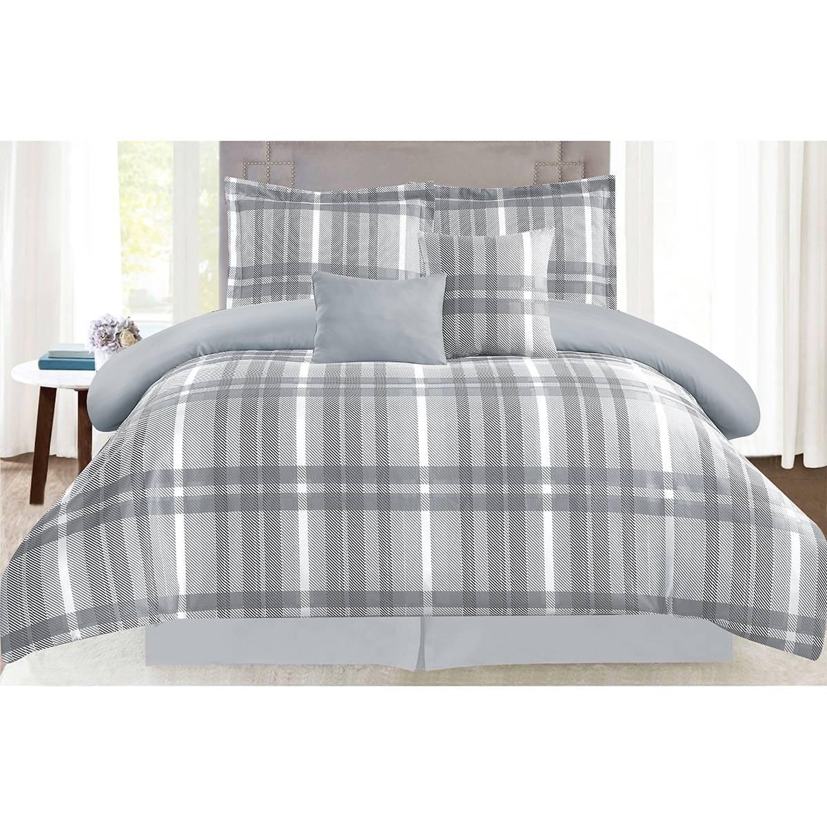 Click here for Ashley Cooper(tm) Taylor Plaid 5pc. Reversible Com... prices