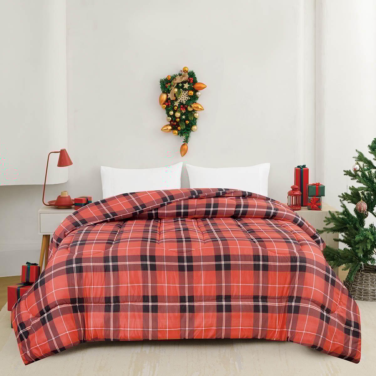 Click here for Ashley Cooper(tm) Dasher Plaid Down Alternative Co... prices