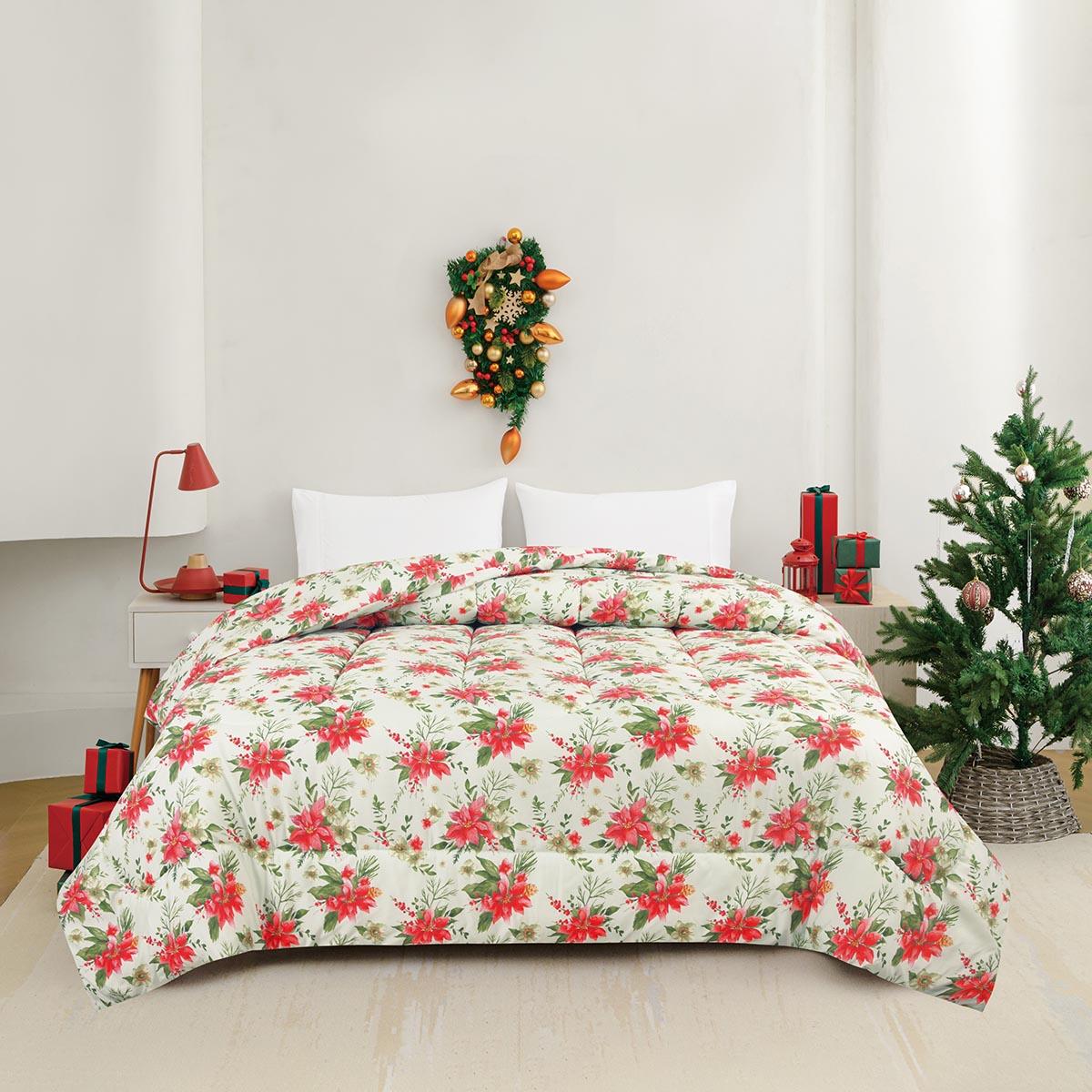 Click here for Ashley Cooper(tm) Poinsettia Down Alternative Comf... prices