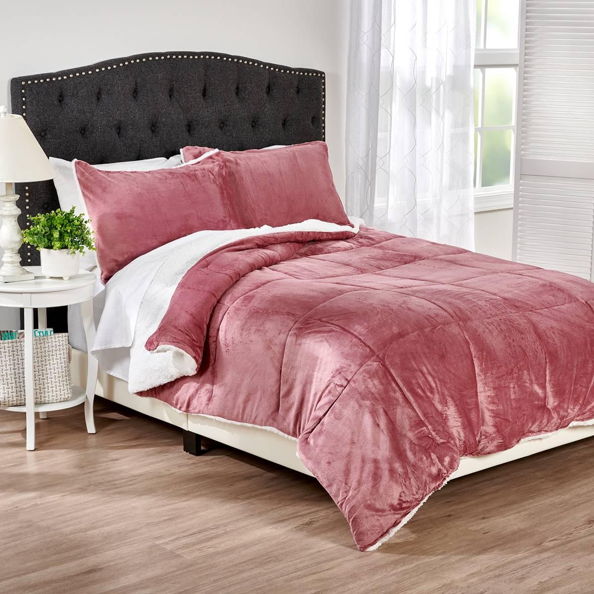 Click here for Mountain Ridge 3pc. Reversible Sherpa Comforter Se... prices