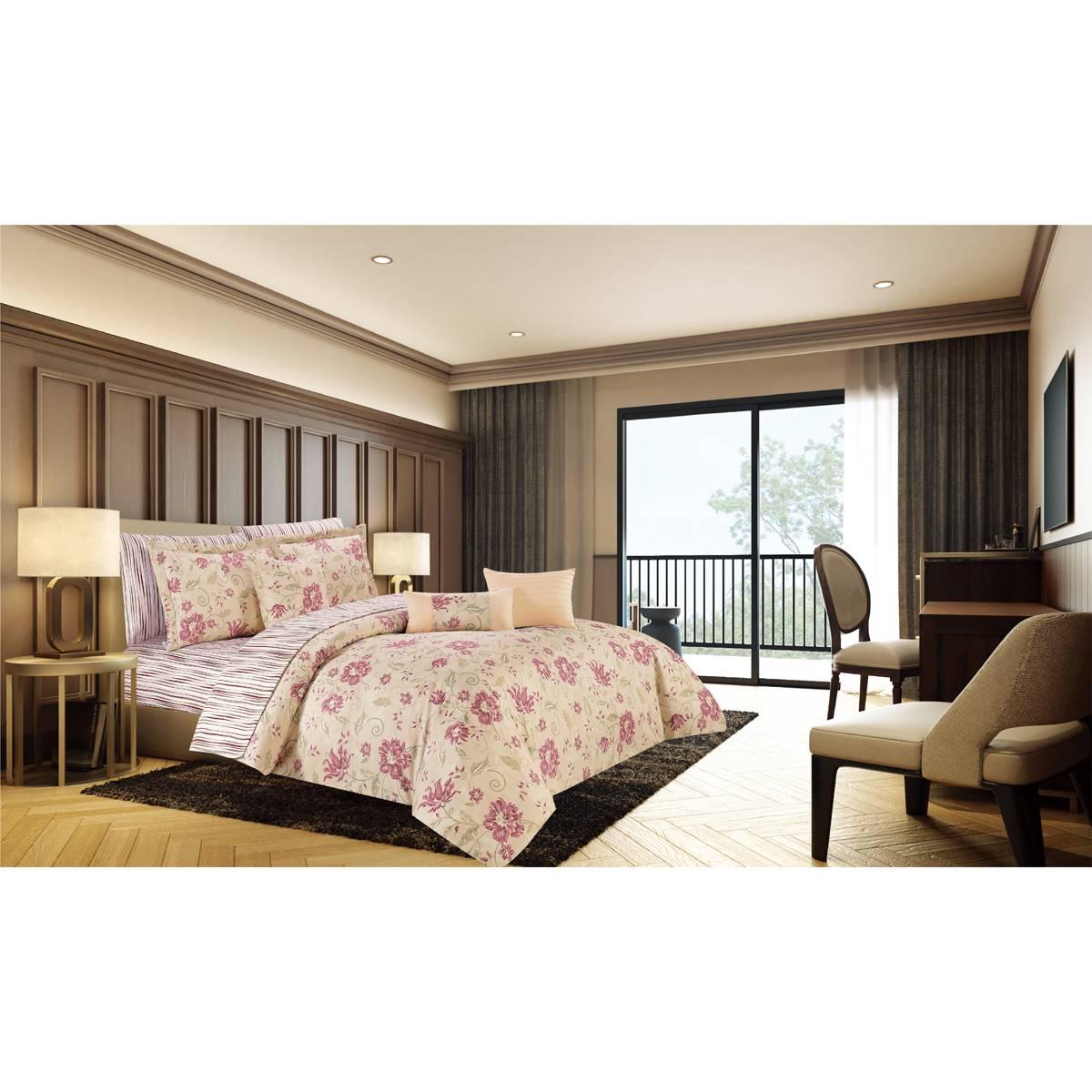 Click here for Laura Floral 9pc. Bed-in-a-Bag prices