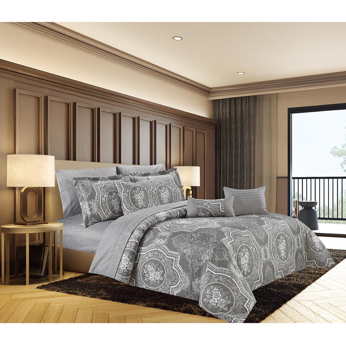 Click here for Hotel Suites Collection Kira Medallion 9pc. Bed in... prices