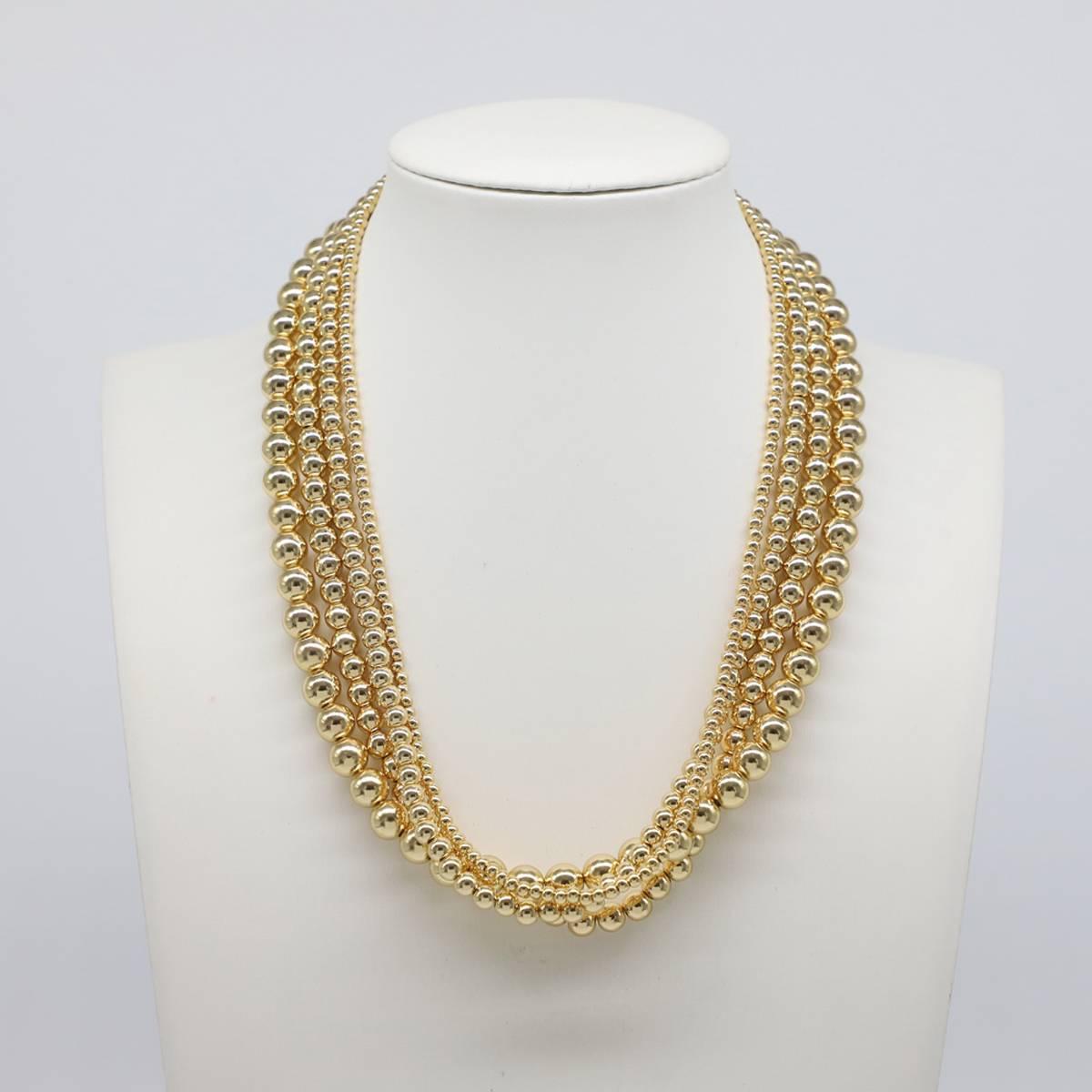 Click here for Design Collection Gold-Tone Multi Strand Necklace prices