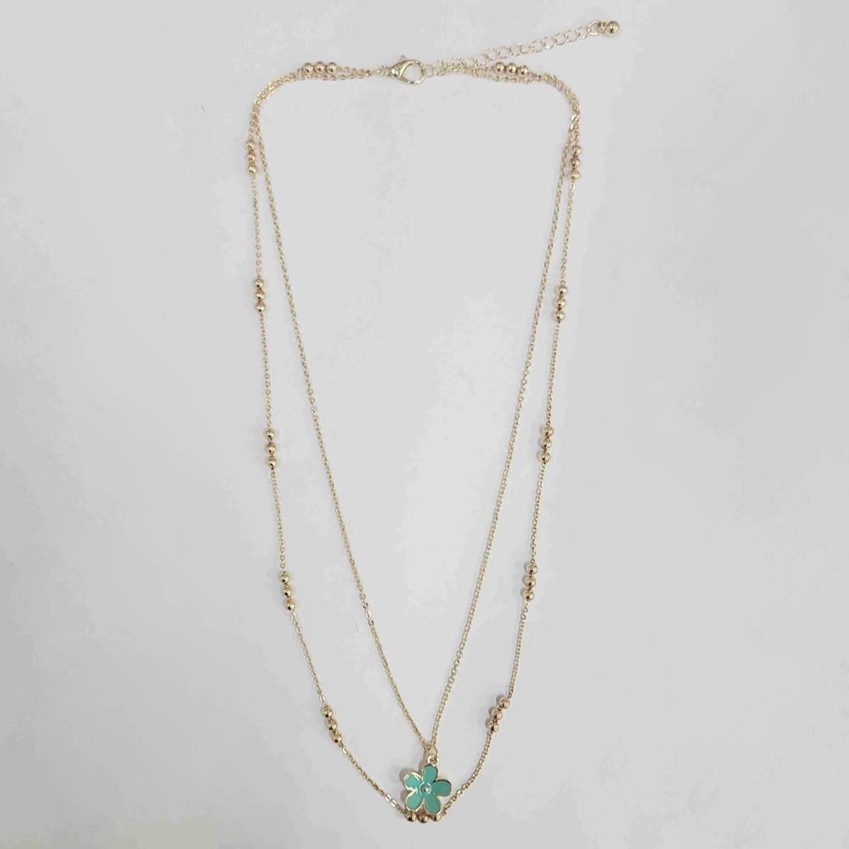 Click here for Ashley Gold-Tone Layered Daisy Pendant Necklace prices