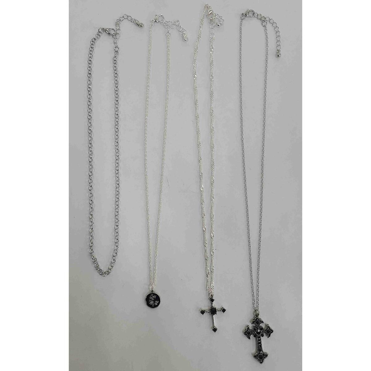 Click here for Ashley 4pc. Cross Necklace Set prices