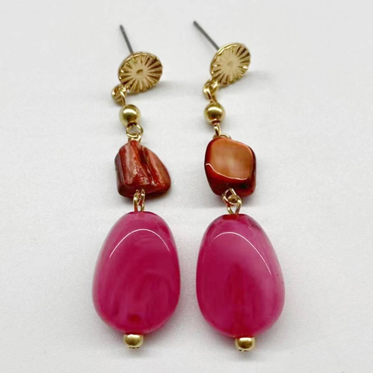 Click here for Ashley Cooper(tm) Rose Beaded Dangle Earrings prices